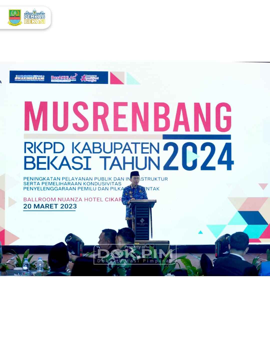 Pemkab Bekasi Gelar Musrenbang RKPD Kabupaten Bekasi Tahun 2024