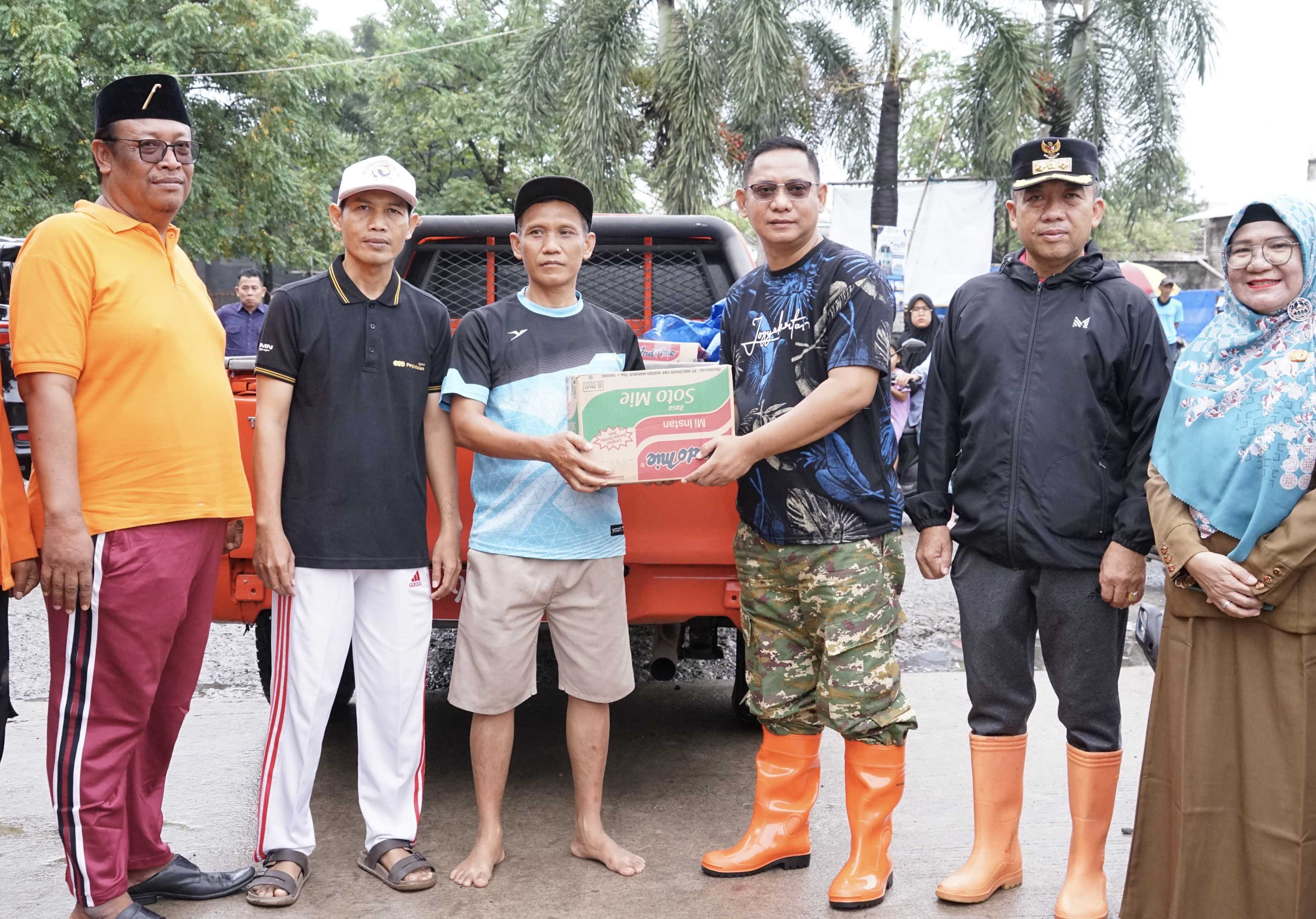 Banjir di Perumahan PMI Cikarang Utara, Wakil Bupati Bekasi Turun Langsung ke Lokasi